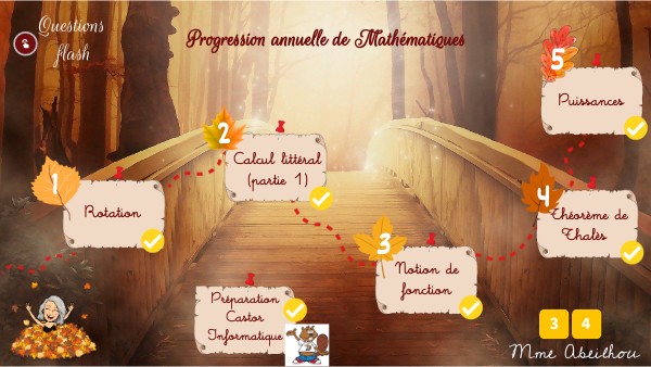 Progression 3ème | Genially