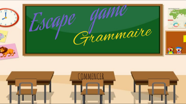 escape game grammaire | Genially