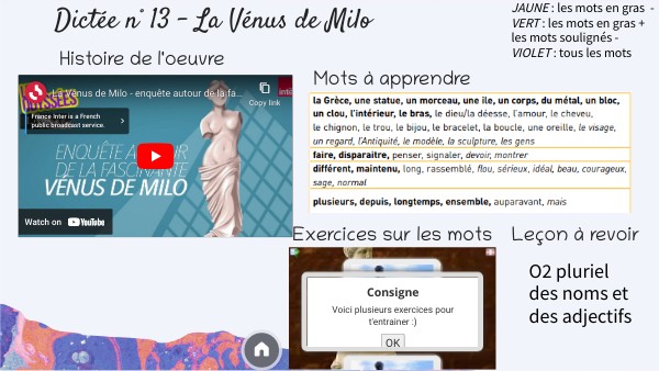13 Vénus de Milo | Genially