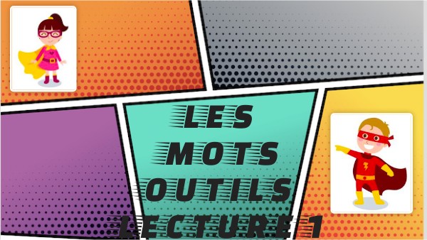 Les mots outils du 2/09