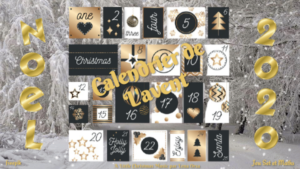 Calendrier de l'Avent 2020 - Maths | Genially