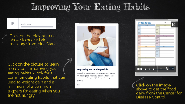 Lesson 4 -Improving Your Eating Habits