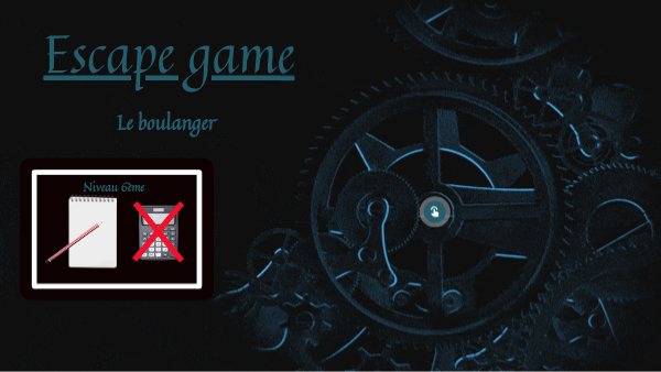 Escape game 6ème | Genially