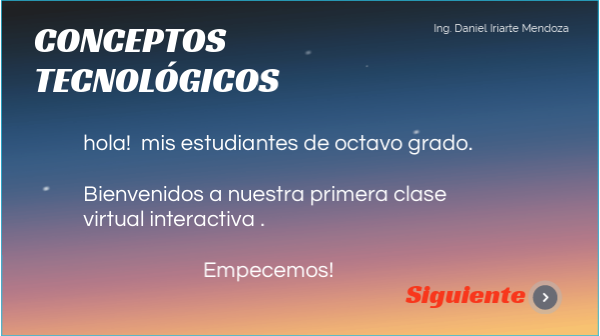 clase octavo San Jose No1