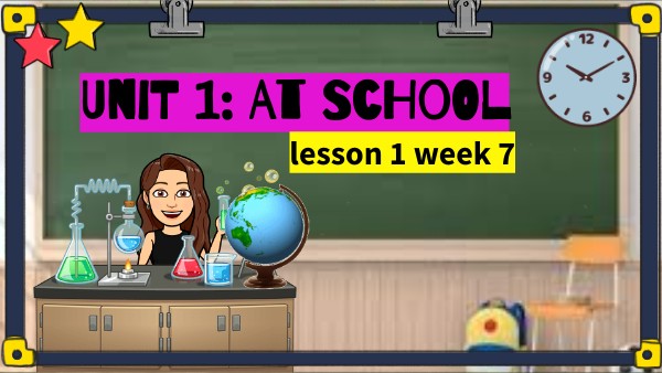 Week 7 Oral practice