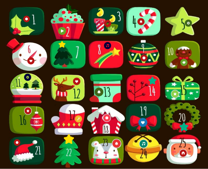 ΧΡΙΣΤΟΥΓΕΝΝΙΑΤΙΚΟ ΗΜΕΡΟΛΟΓΙΟ | Genially