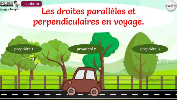 Propriétés des parallèles et des perpendiculaires | Genially