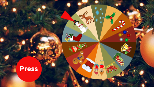 Christmas roulette | Genially