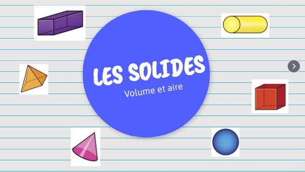 IND1 Volume et aire de solides | Genially