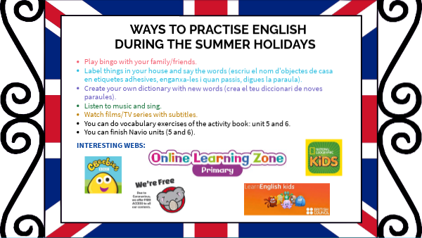 3rd English Summer Holidays | Genially