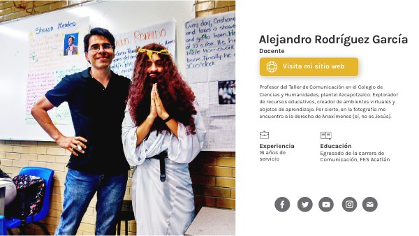 Tarjeta Alejandro Rodríguez