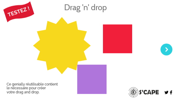 REUTILISABLE DragAndDrop | Genially