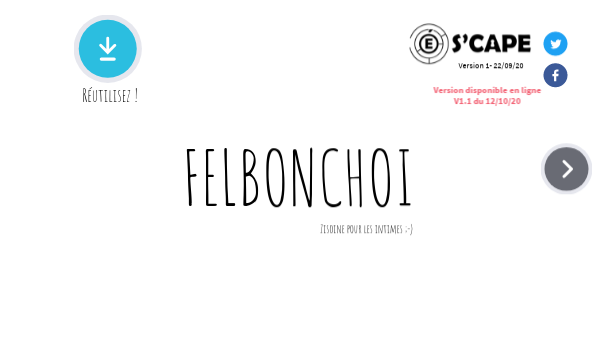 REUTILISABLE FELBONCHOI | Genially