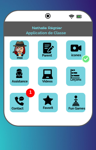 REUTILISABLE APPLI CLASSE POUR PHONE | Genially