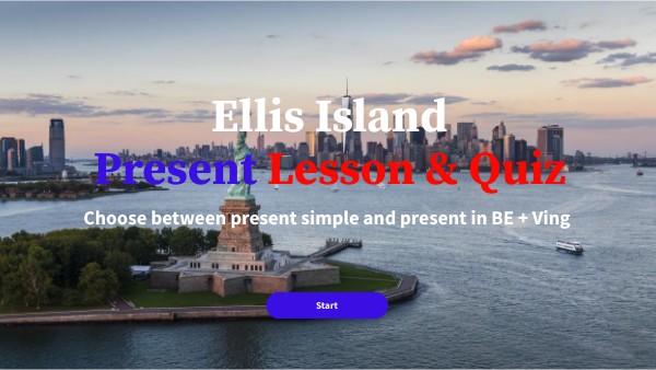 Ellis Island Present LESSON & QUIZ | Genially