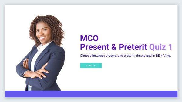 MCO Present & Preterit QUIZ 1