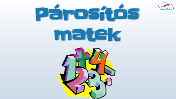 Párosítós matek 1. oszt. mat. | Genially