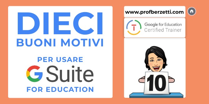 10 BUONI MOTIVI PER USARE G SUITE