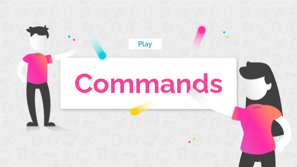 Commands in class | Genially