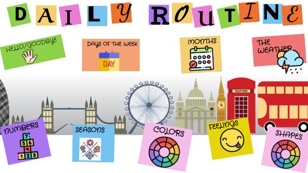 DAILY ROUTINE 3 AÑOS 1º TR | Genially