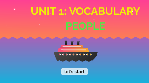 LEVEL 3: VOCABULARY LESSON A- PEOPLE | Genially