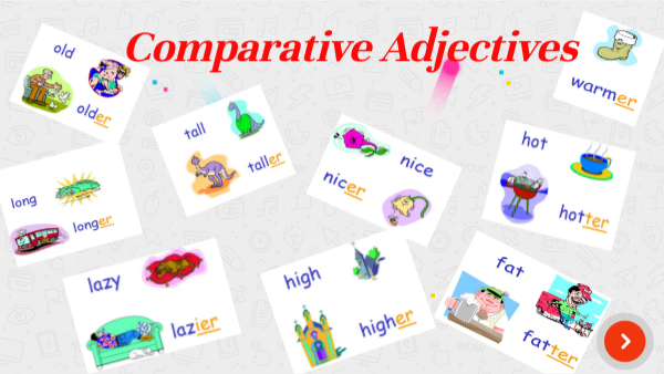 LEVEL III: COMPARATIVE ADJECTIVES GRAMMAR 2A | Genially