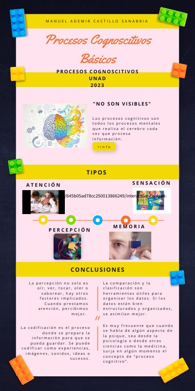 PROCESOS COGNOSCITIVOS BASICOS | Genially