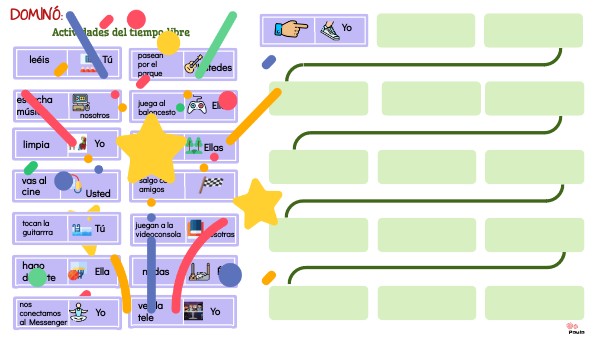 A1.2 Dominó: Actividades del tiempo libre | Genially