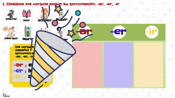 verbos regulares: presente de indicativo | Genially