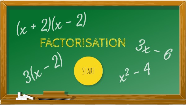 Factorisation 3ème Genially