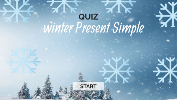 Present Simple-winter | Genially