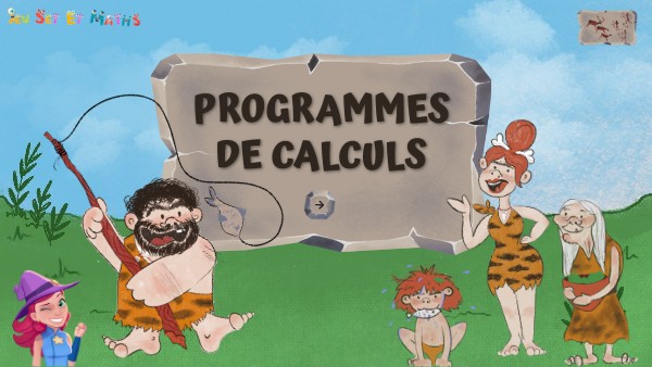 Programmes de calculs Jeu set et maths | Genially