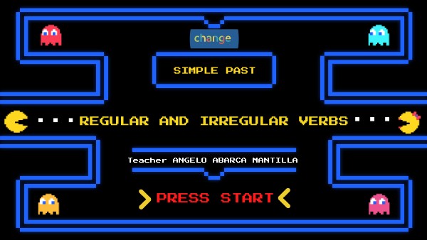 SIMPLE PAST REGULAR AND IRREGULAR VERBS | Genially