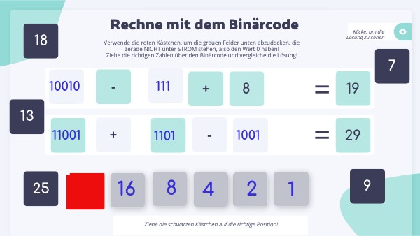 Erforsche den Binärcode!