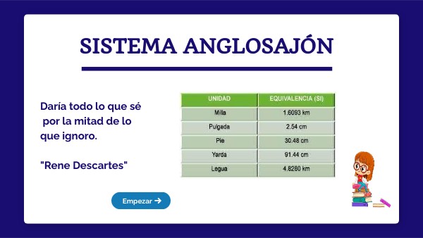Sistema de medida Anglosajón | Genially