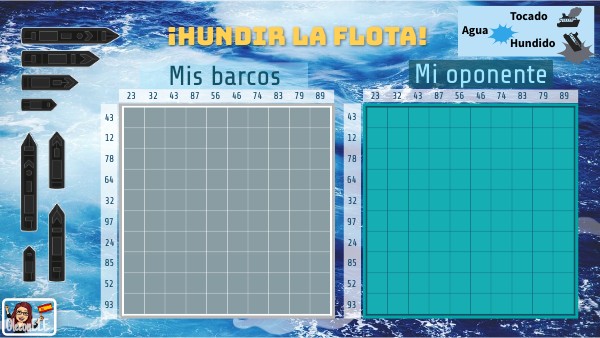 Hundir la flota-Números | Genially