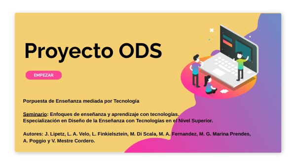 Proyecto ODS Personas B | Genially