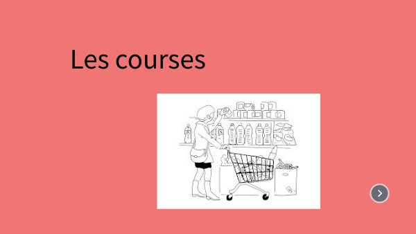 Les courses-le supermarché | Genially