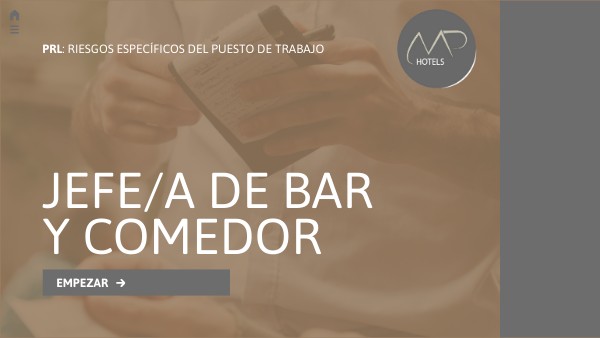 Jefe/a bar