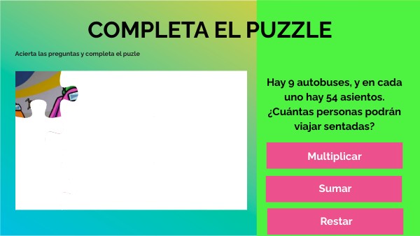 Operaciones Matemáticas 2º EP | Genially