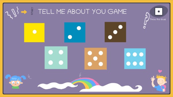 Tell me about you game | Genially