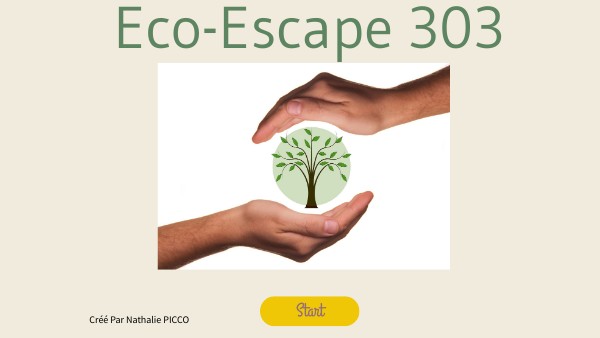 Eco Escape - Sensibilisation Eco-délégués | Genially