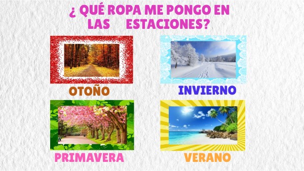 ROPA EN LAS ESTACIONES | Genially