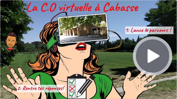 Course d'orientation virtuelle cabasse | Genially