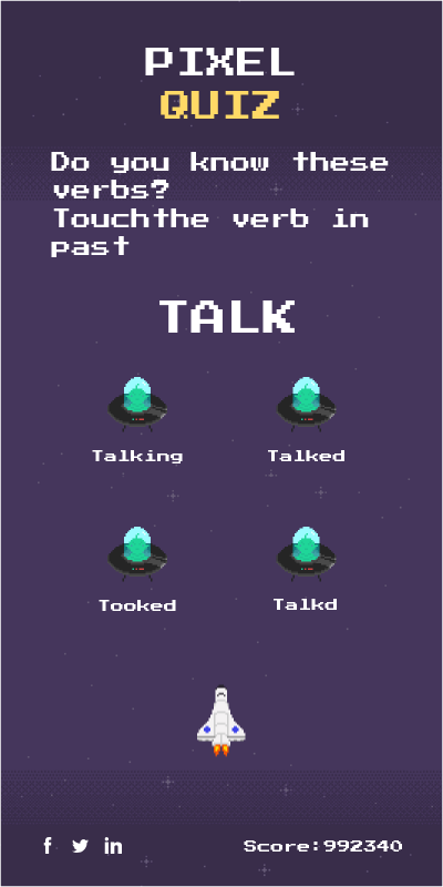 Irregular verbs QUIZ | Genially