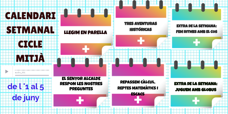 3r - CALENDARI SETMANAL (1-5/6)