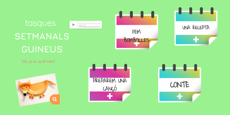 P3 - CALENDARI SETMANAL (25-29/5)