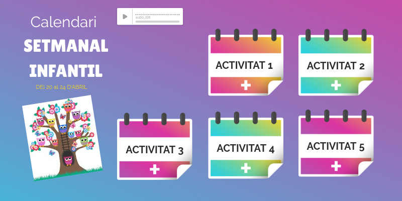 P5 - CALENDARI SETMANAL (20-24/4) | Genially