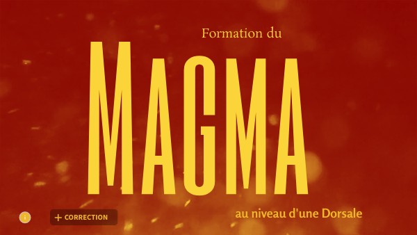 Révisions- Formation du magma au niveau d'une dorsale | Genially