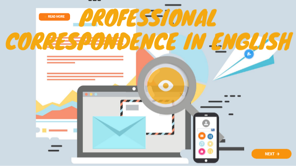 Professional correspondence in English